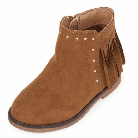 The Children's Place | Shoes | Toddler Girls Studded Fringe Boots ...